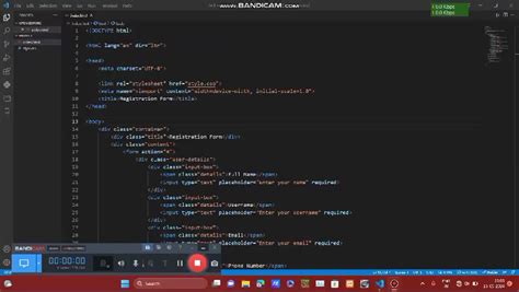 Video Learn About Responsive Registration Form By Motioncut Manjunath Naik Posted On The
