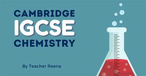 Cambridge IGCSE Chemistry Learner Net