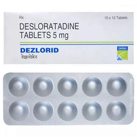 Desloratadine 5 Mg Tablets At ₹ 299stripe Itwari Nagpur Id 2853365051430