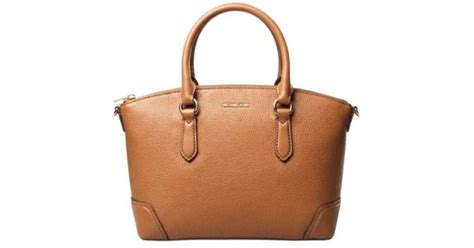 Michael Kors Medium Murphy Dome Tote Bag In Brown Lyst