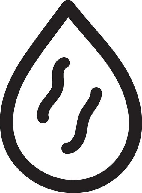 Hand Drawn Water Drop Line Sketches One Line Drawing Background Vector Illustration Water Drop