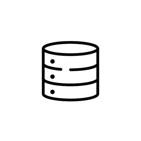 Premium Vector Technology Server Sign Symbol Vector