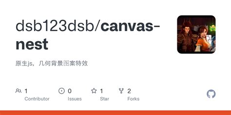 Github Dsb123dsbcanvas Nest 原生js，几何背景图案特效