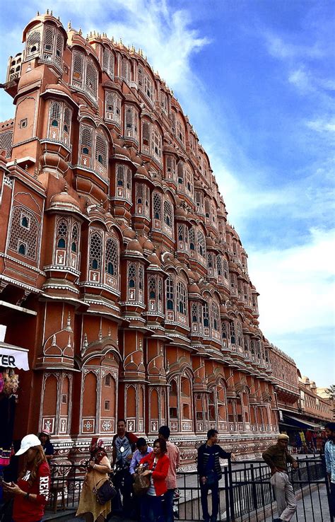 Kostenloses Foto Jaipur Hawa Mahal Tra Architektur Asien Berühmte Indien Hippopx