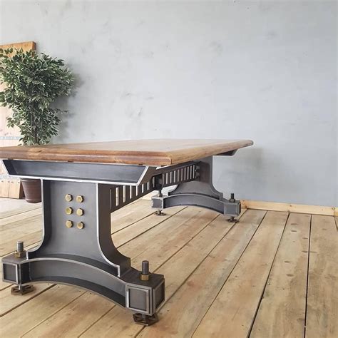 Retro Metal Table Legs Industrial Design Metal Leg Unique Etsy