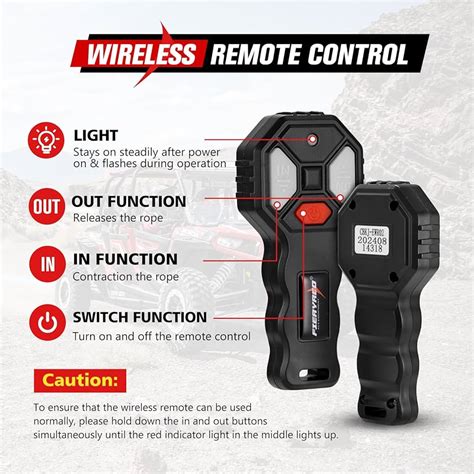 Badland Winch Remote 12v24v Winch Remote Control Kit Wireless