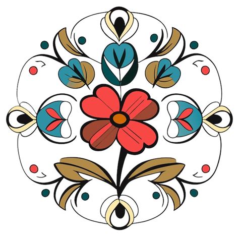 Premium Vector Chic Petals Artistic Floral Borders On A Clean Canvas