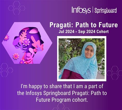 Syed Suhana On Linkedin Pragatipathtofuture Infosysspringboard
