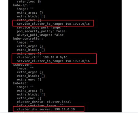 Validate Setting Serviceclusteriprange Clustercidr Service