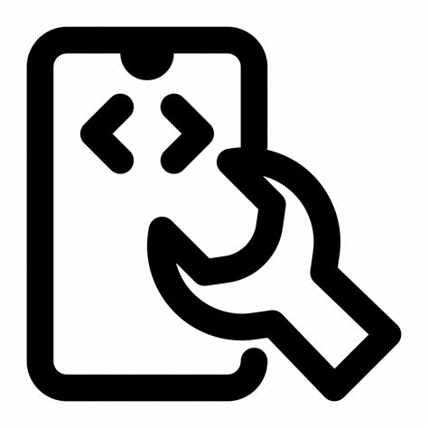 tools development programming mobile app icon download on iconfinder