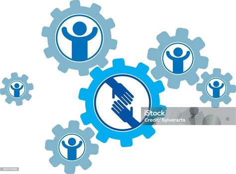 성공적인 사업 창의적인 로고 악수 거래 서명 벡터 개념적 기호 흰색 배경에 고립 특별 하 고 독특한 기호입니다 기어 및 톱니