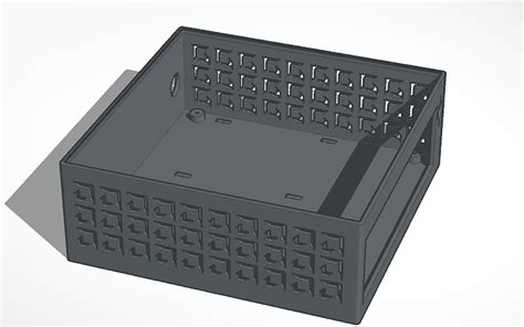3d Design Mini Itx Ryzen Case Cbutters Tinkercad