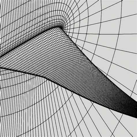 Cfd Grid Of The Crm Wing Surface And The Symmetry Plane For
