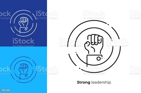 라인 아트 오르지 주먹 리더십 손입니다 팀 건물입니다 확장 가능한 벡터 현대 선화 스타일에서 아이콘입니다 개요 요소 벡터 일러스트입니다 갈고리 발톱에 대한 스톡 벡터 아트
