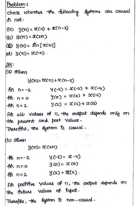 digital signal processing hand written notes