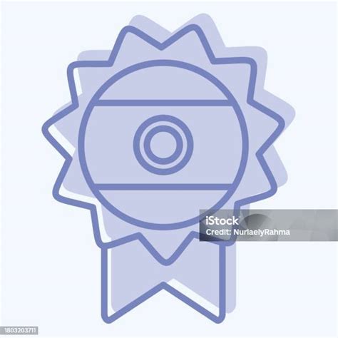 아이콘 인디아 어워드 인도 상징과 관련이 있습니다 투톤 스타일 심플한 디자인 편집 가능 간단한 일러스트레이션 Championship에 대한 스톡 벡터 아트 및 기타 이미지