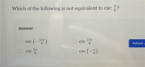 Solved Which Of The Following Is Not Equivalent To Chegg