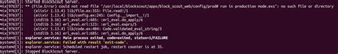 Blockscout Stops Fileerror · Issue 6465 · Blockscoutblockscout · Github