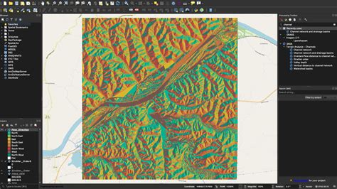 How To Extract Surface Flow Directions In Qgis Equator