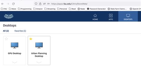 Virtual Desktop Florida Atlantic University