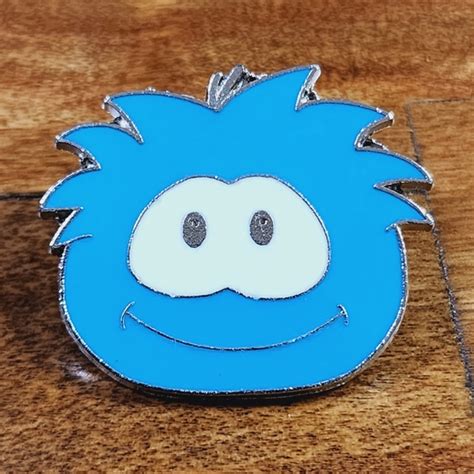 Disney Jewelry Light Blue Club Penguin Puffle Disney Pin Poshmark