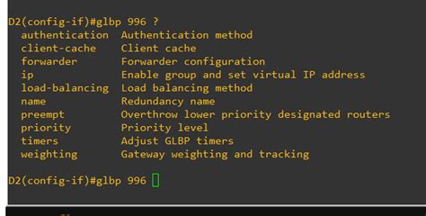 Ipv6 Not Show For Glbp Ios 15 2 Cisco Community