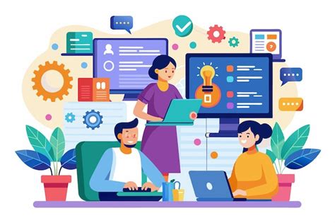 Participants Are Actively Engaging In A Coding Workshop Collaborating On Projects And Sharing