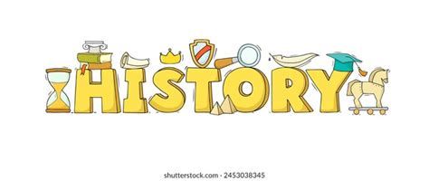 History Education School Subject History Class Stock Vector Royalty