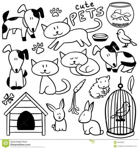 宠物卧室简笔画 简笔画图片大全 普车都