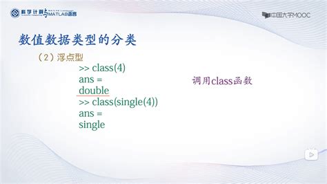 Matlab数值数据类型与操作 Csdn博客