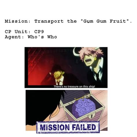 Spoilers Every Cipher Pol Mission Ever R Onepiece