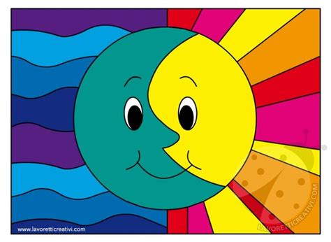 Attività Didattica Colori Caldi E Colori Freddi Lavoretti Creativi