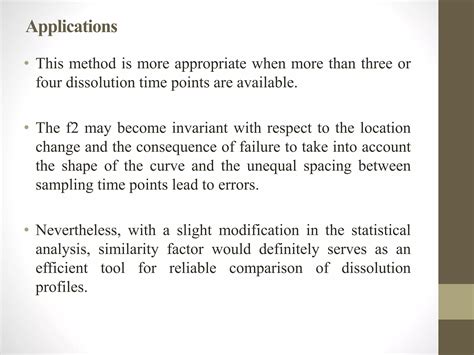 Similarity And Difference Factors Of Dissolution Pptx
