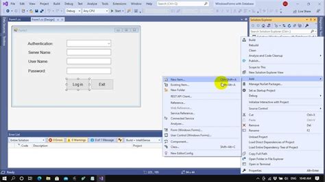 Chapter 8 Database Part 2 Connecting To Sql Server Youtube