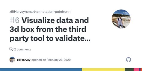 Visualize Data And 3d Box From The Third Party Tool To Validate Correctness · Issue 6