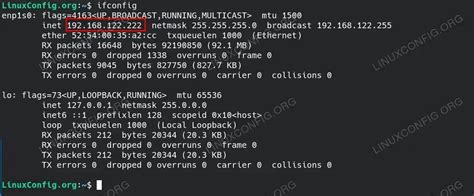 Find IP Address On Ubuntu Command Line GUI