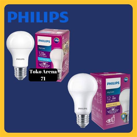 Jual Lampu LED Philips Watt Bohlam W Philip Putih W Bulb LED Watt Lampu LED Philip