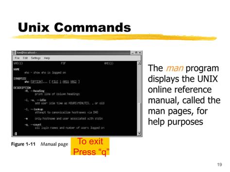 Unix Os And Commands Pptx