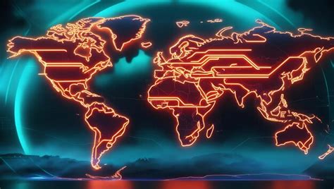 Global Network Connection And Data Connections Concept Premium Ai