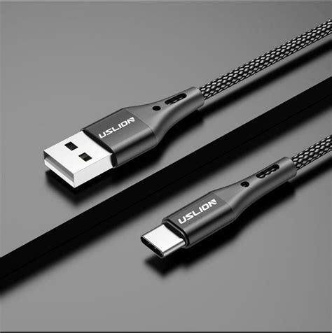 Кабель для быстрой зарядки 3a и передачи данных Usb Type C Длина 2 метра