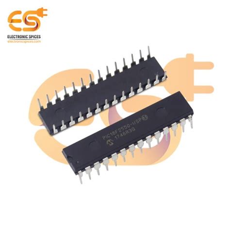 buy pic18f2550 flash usb microcontroller dip 28 pin ic