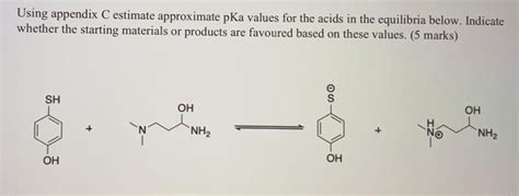 solved using appendix c fill in the blanks with an