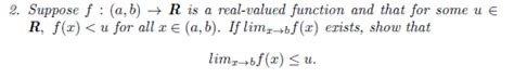 Solved Suppose F A B R Is A Real Valued Function And Chegg Com