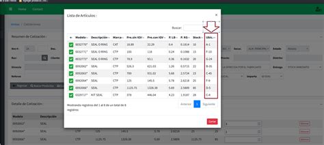 problema al agregar filas de una tabla a otra desde un modal javascript