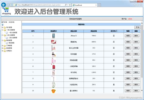 网上商城购物系统设计与实现（java web ssm mysql） 网上购物商城的设计与实现 csdn博客