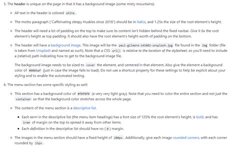 solved css and html provide the css file in this exercise