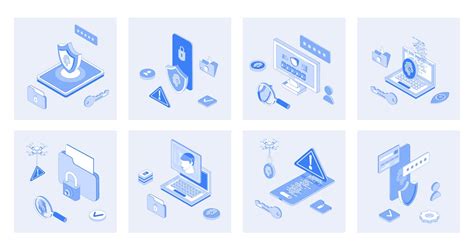 Cyber Security Isometric Concepts Objects Ft 3d And Isometry Envato Elements