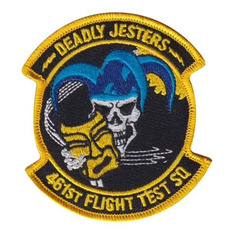 461 Flts Deadly Jesters Patch 461st Flight Test Squadron Patches