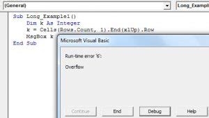 VBA Long Example Step By Step Guide To Long Data Type In Excel VBA