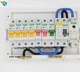DB BOX EPS PVC DB BOX SET WITH 1P N SWITCH FUSE 2P 40A 100MA RCCB ELCB 6A 10A 20A 1P 6KA MCB